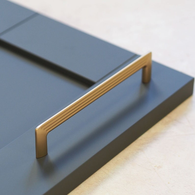 Champagne Gold Soft Brass Kitchen Cabinet D Handle 160mm Bedroom Bathroom Cupboard Door Drawer ...