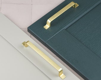 Matt Black Inset Rectangle Drawer Door Handle 96mm Pull - Etsy