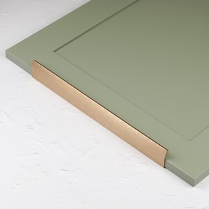 Brushed Brass Gold Profile Trim Edge Mount Lip Pulls 3 Lengths ...