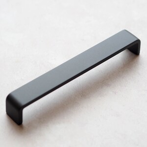Dark Grey Titanium Kitchen Cabinet D Handles 128mm 160mm 192mm 288mm ...