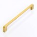 Matt Brass Gold Modern Kitchen Cabinet Square Angled Handle - Etsy