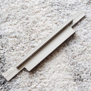 Brushed Nickel Trim Profile Handles Routered Kitchen Cabinet Various ...