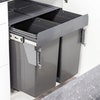 Matt Black Slim Squared Angular Kitchen Cabinet D Handle 320mm Bedroom ...