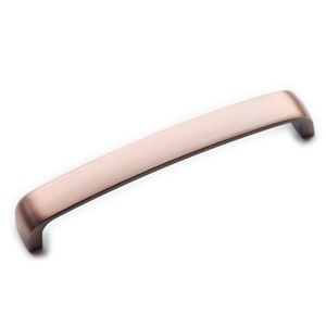 Brushed Copper Kitchen Cabinet Rounded Handle 160mm Pull Hardware ...