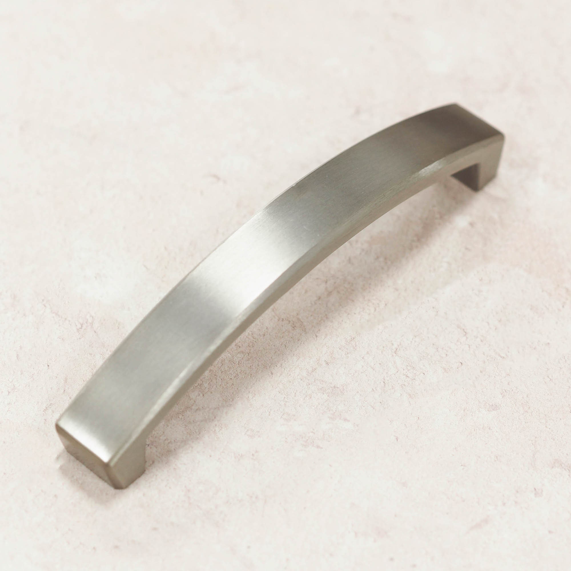 Brushed Nickel Kitchen Cabinet Handles 160mm 384mm 480mm Long Squared ...