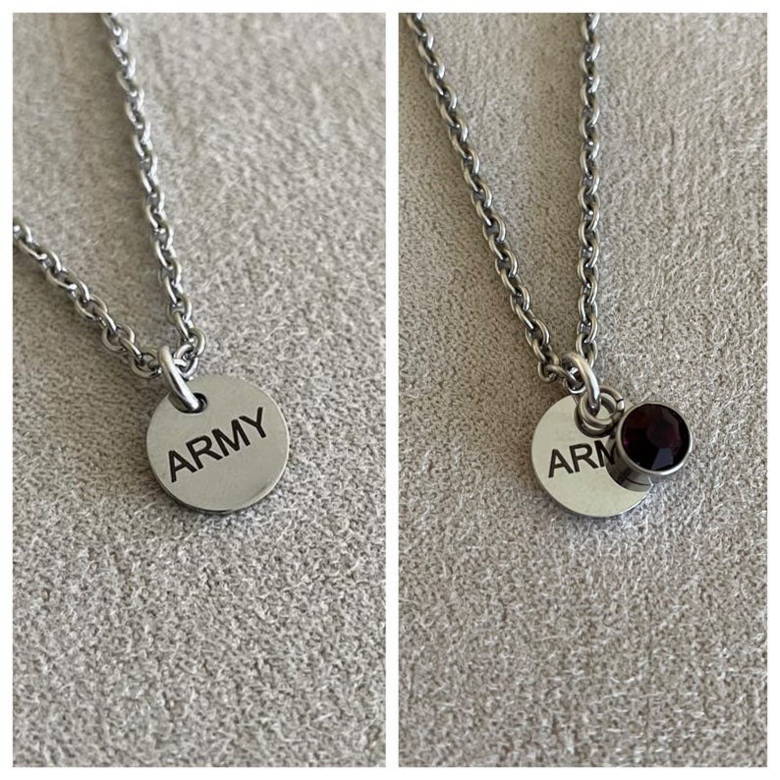 BTS Inspired Army Charm Necklace With or Without the Purple - Etsy