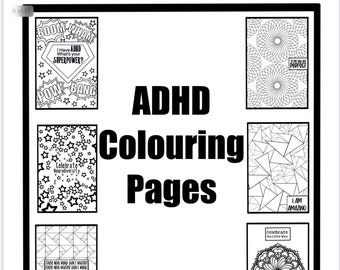 Adhd Coloring Pages