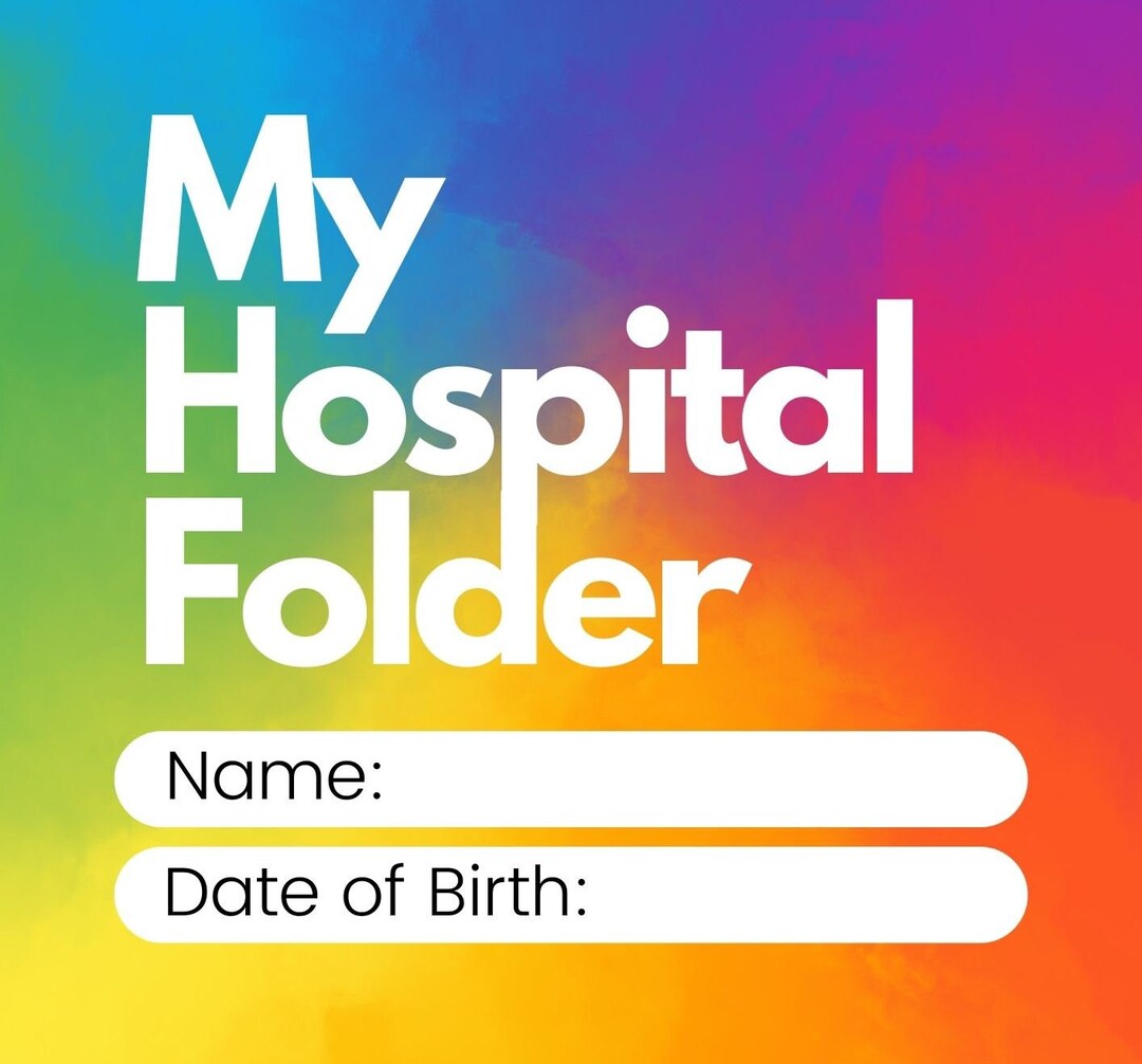 Digital Download Hospital Folder for Spoonies, Medical Info File - Etsy