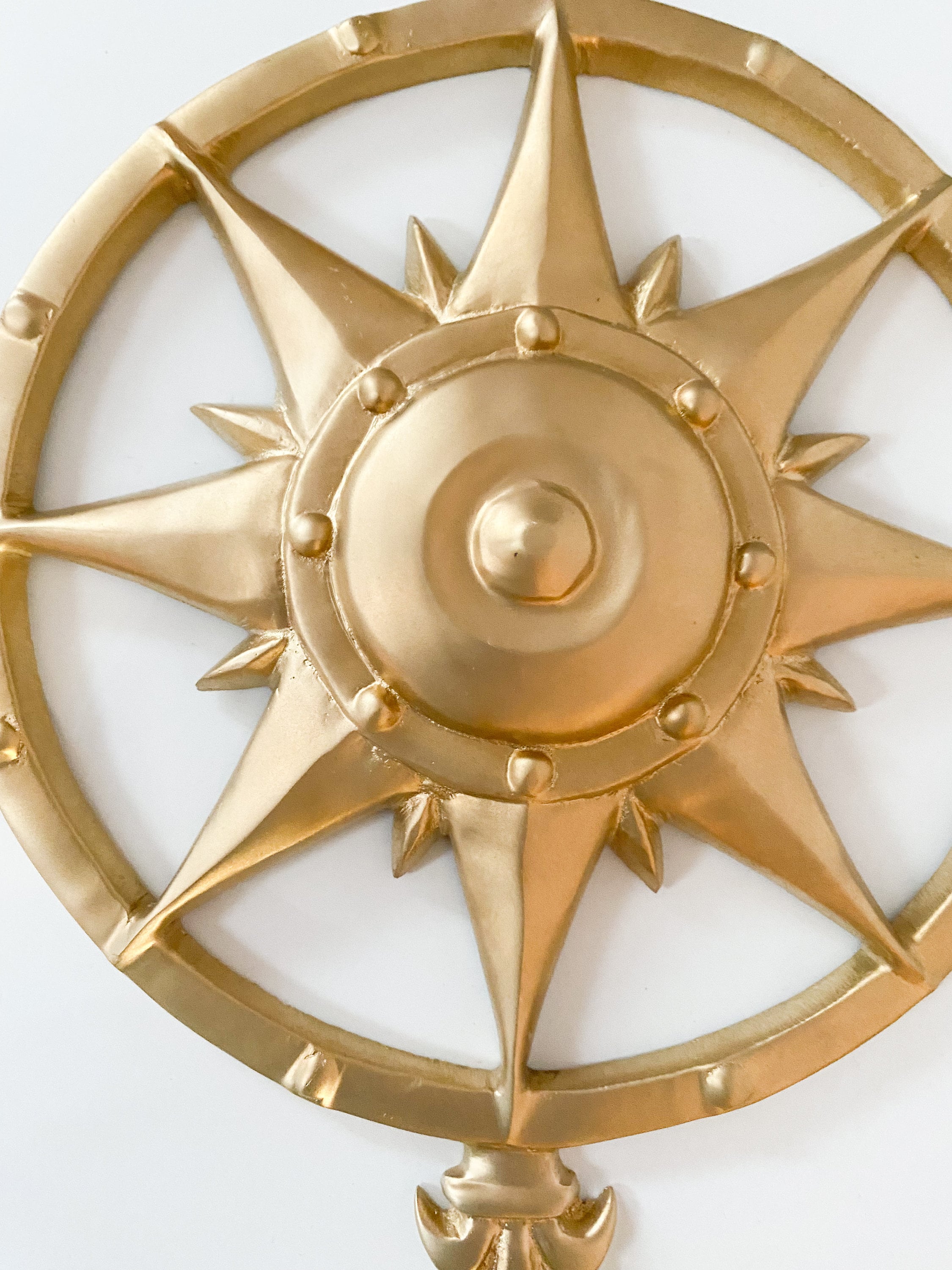 Vintage Brass Compass Rose Wall Hanging, Decor - Etsy