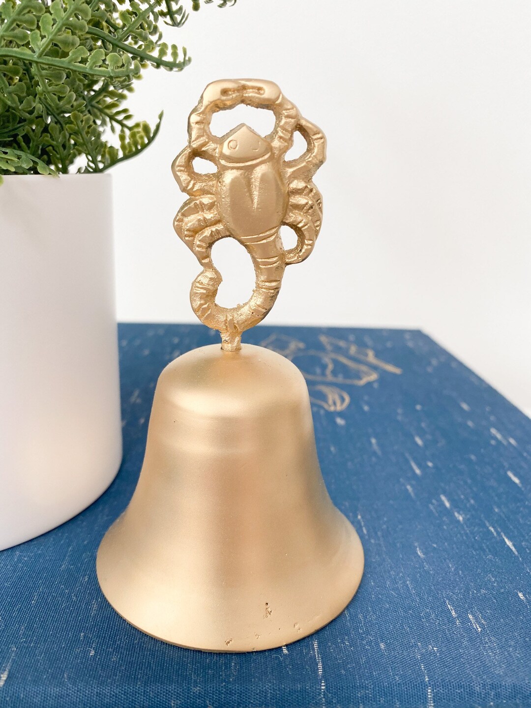 Vintage Brass Scorpion Bell, Dinner Bell, Sick Bell, Desert Animals - Etsy