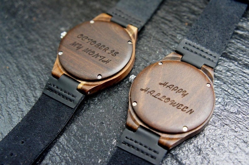 As Calm and Soothing as a Turtle Watch, Unisex Watch, Bamboo Wooden ...