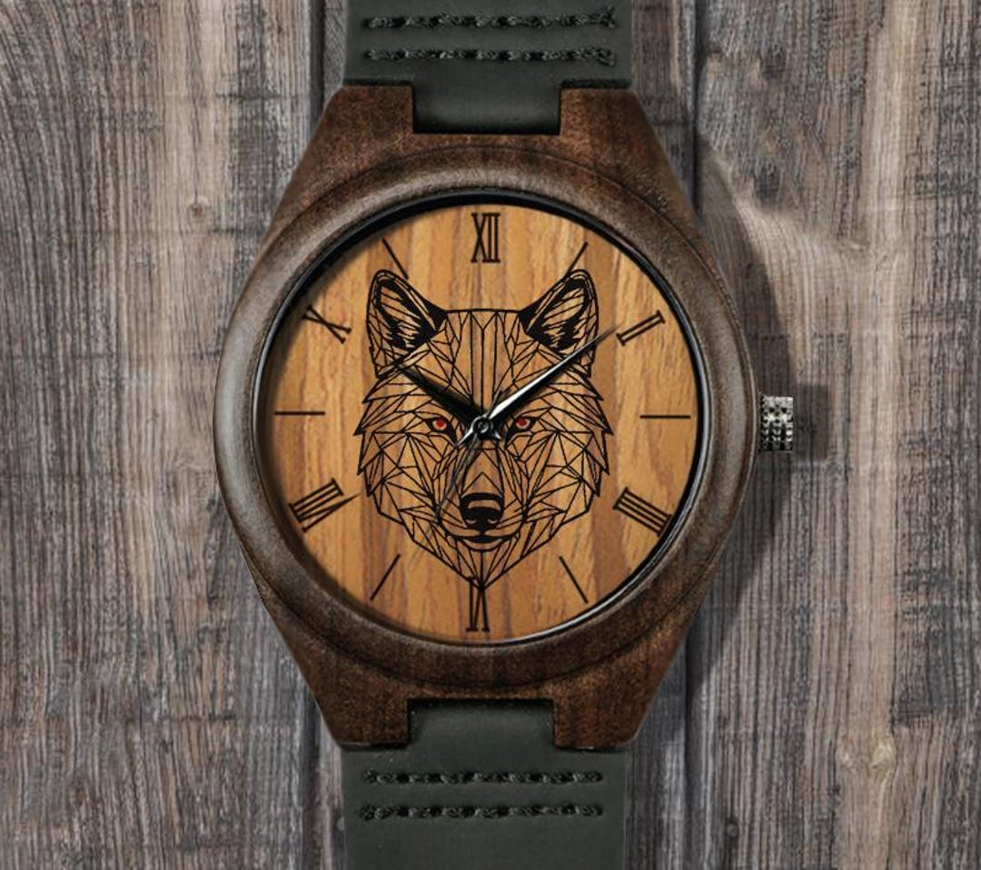 Wolf Lines, Christmas Gifts, Line Structure Watch , Personalized ...