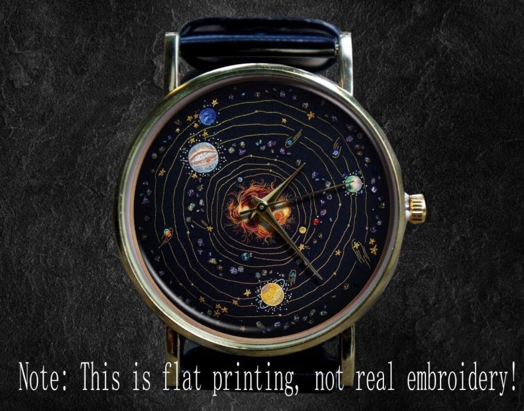 Solar System Watch| Quartz Watch| Leather Watch | Ladies Watch | Mens ...