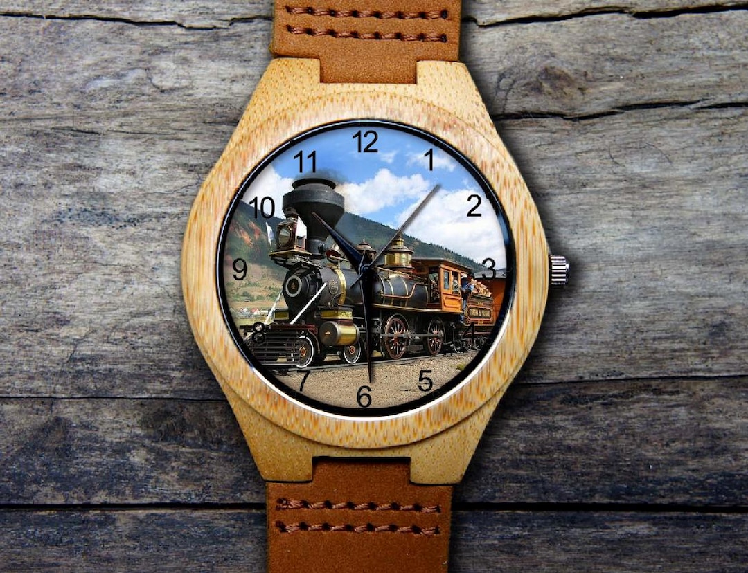 Vintage Retro Steam Train Train Lovers Watch, Tyrannosaurus Lover Watch ...