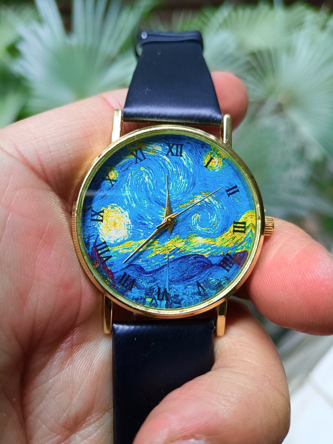 Van Gogh Starry Sky Famous Painting Watch, Printing/graphic NOT ...