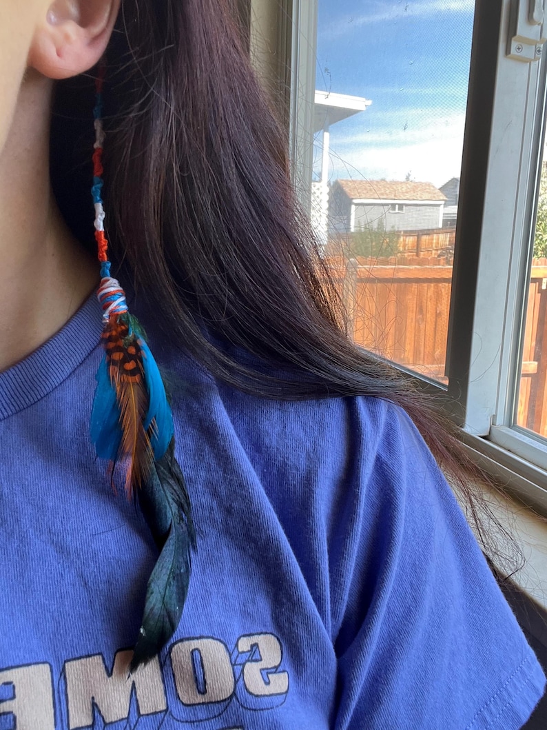 Feather Hair Clips Hair Extensions Feather Accessories Hair Feathers ...