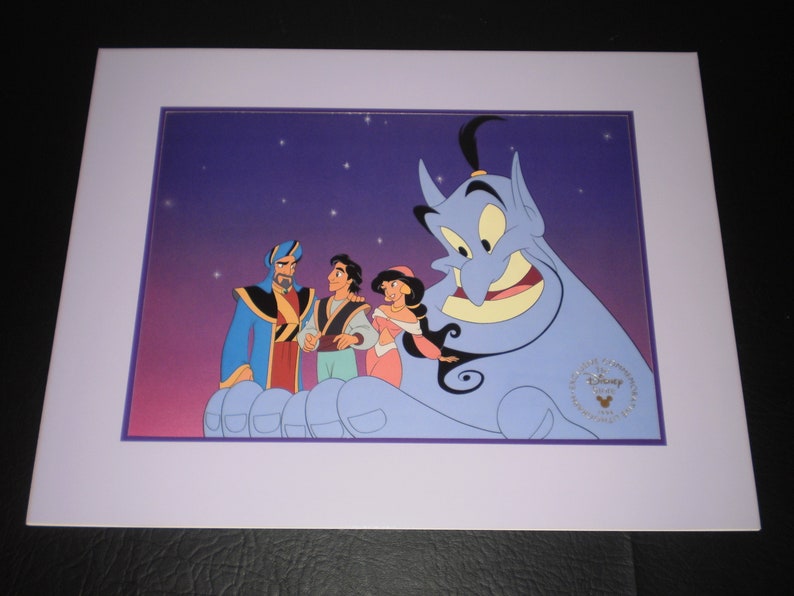 The Disney Store Aladdin Lithographs 1990's Pick Your - Etsy