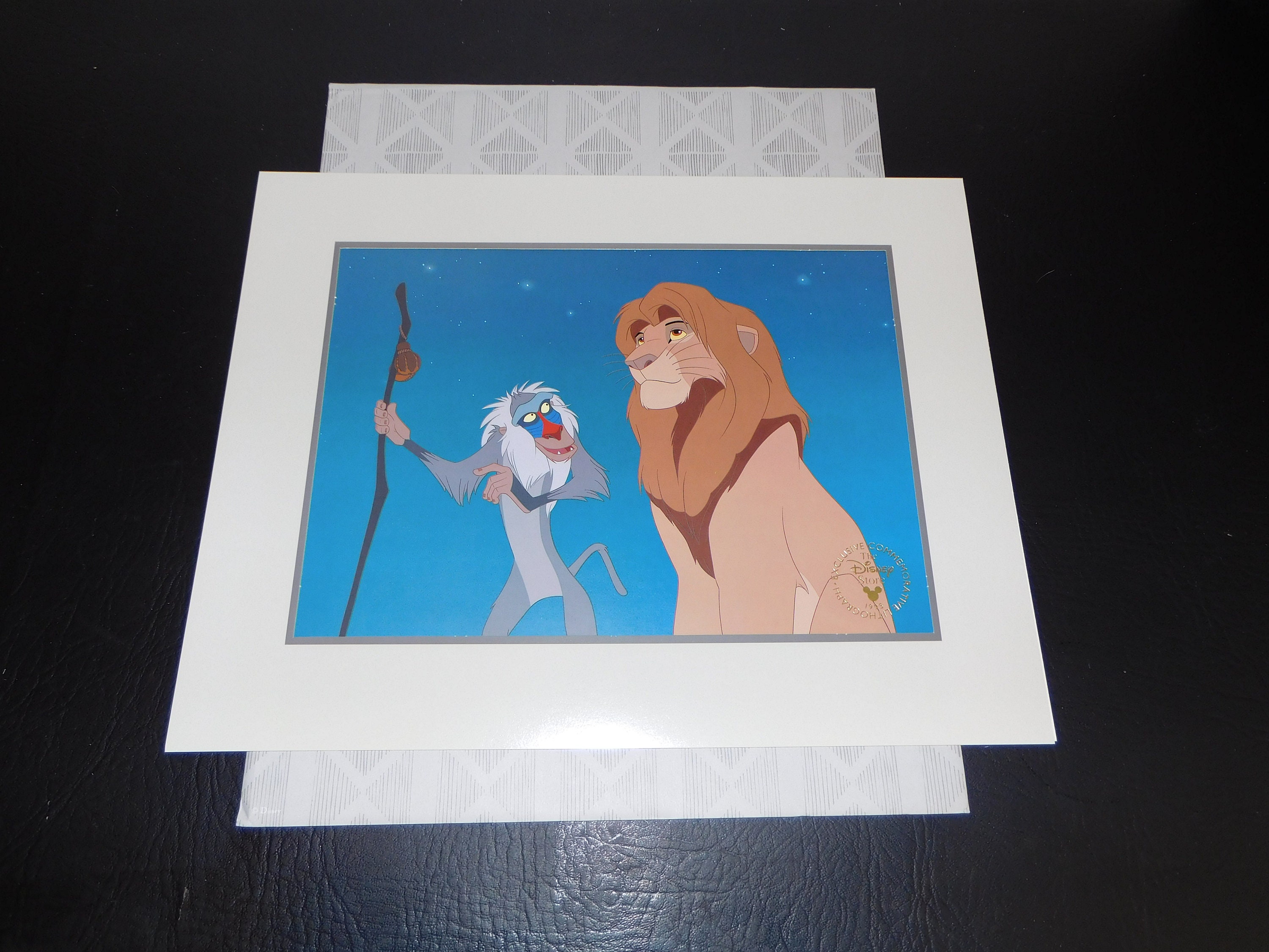 The Disney Store Lion King Lithographs Lot of 2 1990's - Etsy