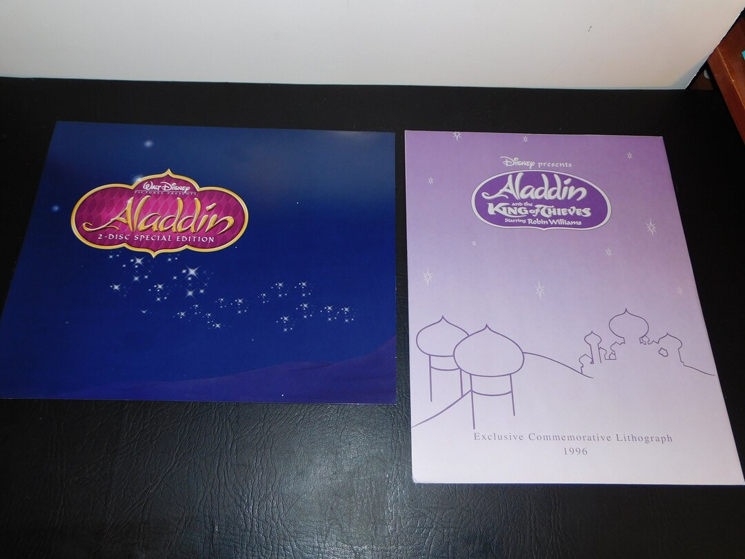 The Disney Store Aladdin Lithographs 1990's Pick Your Favorite. - Etsy