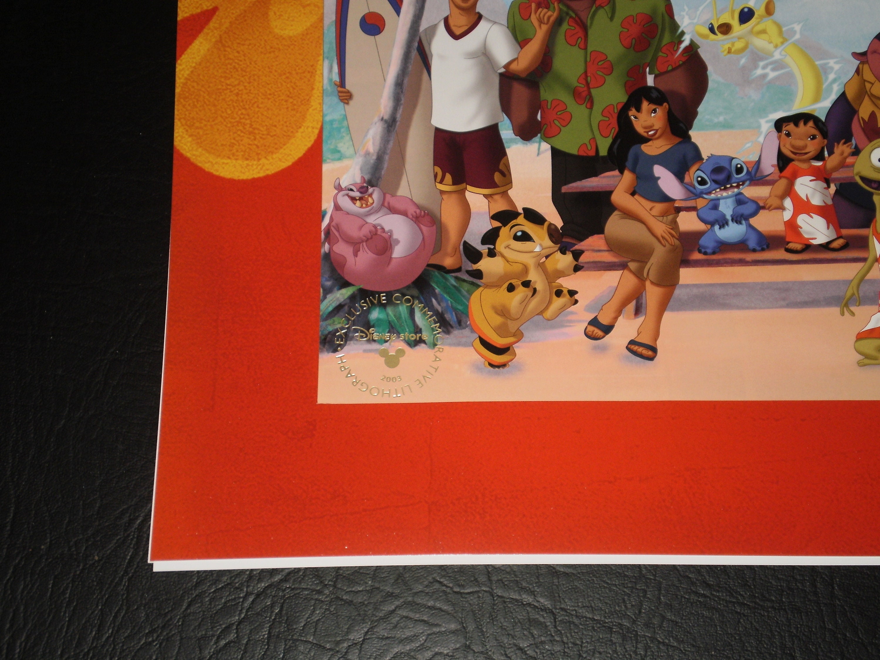The Disney Store Lilo & Stitch and Stitch the Movie Lithographs 1990's ...