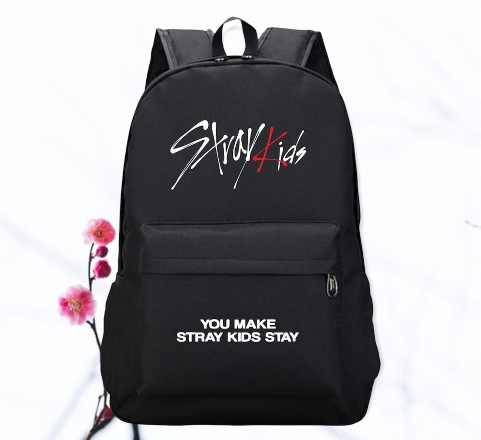 STRAY KIDS Backpack School Bag Kpop Backpack Black Daypack - Etsy