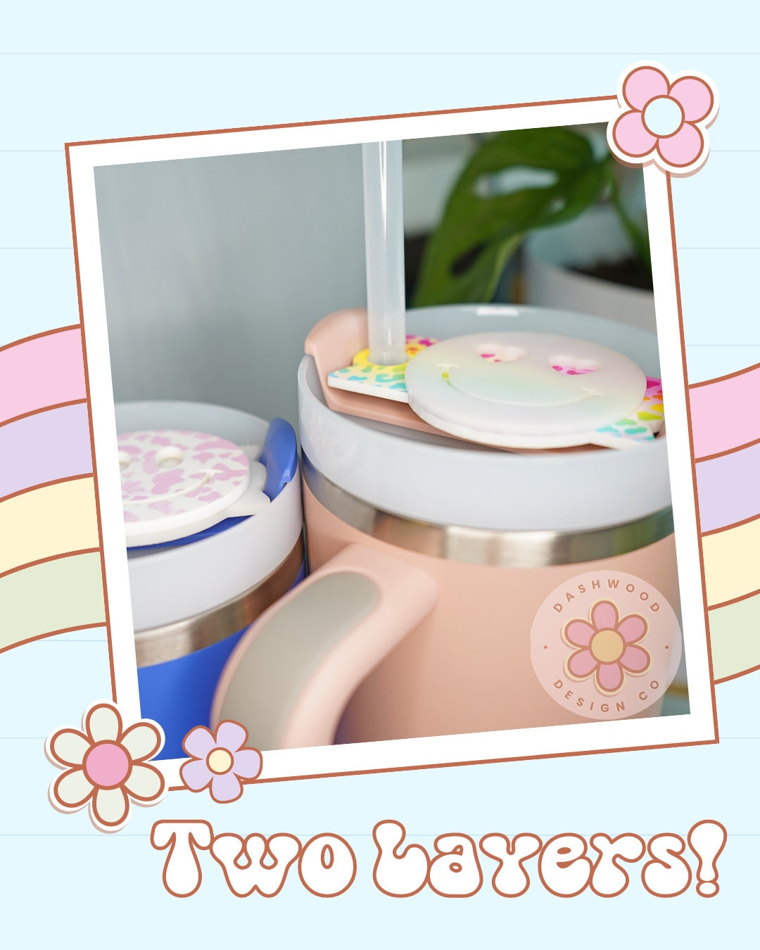 Smiley Face Stanley Tumbler Tag 30oz & 40oz SVG DIGITAL DOWNLOAD ...