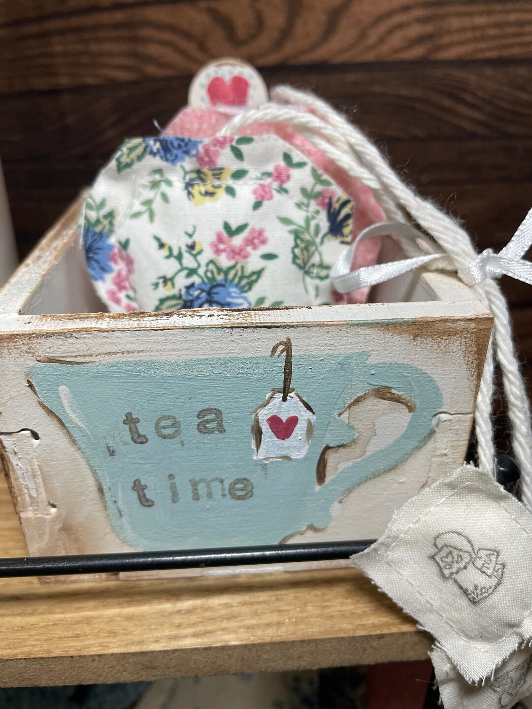 Set of 3 Fabric Teabags/ Teabag/ Teacup/bowl Fillers/tiered Tray/tea ...