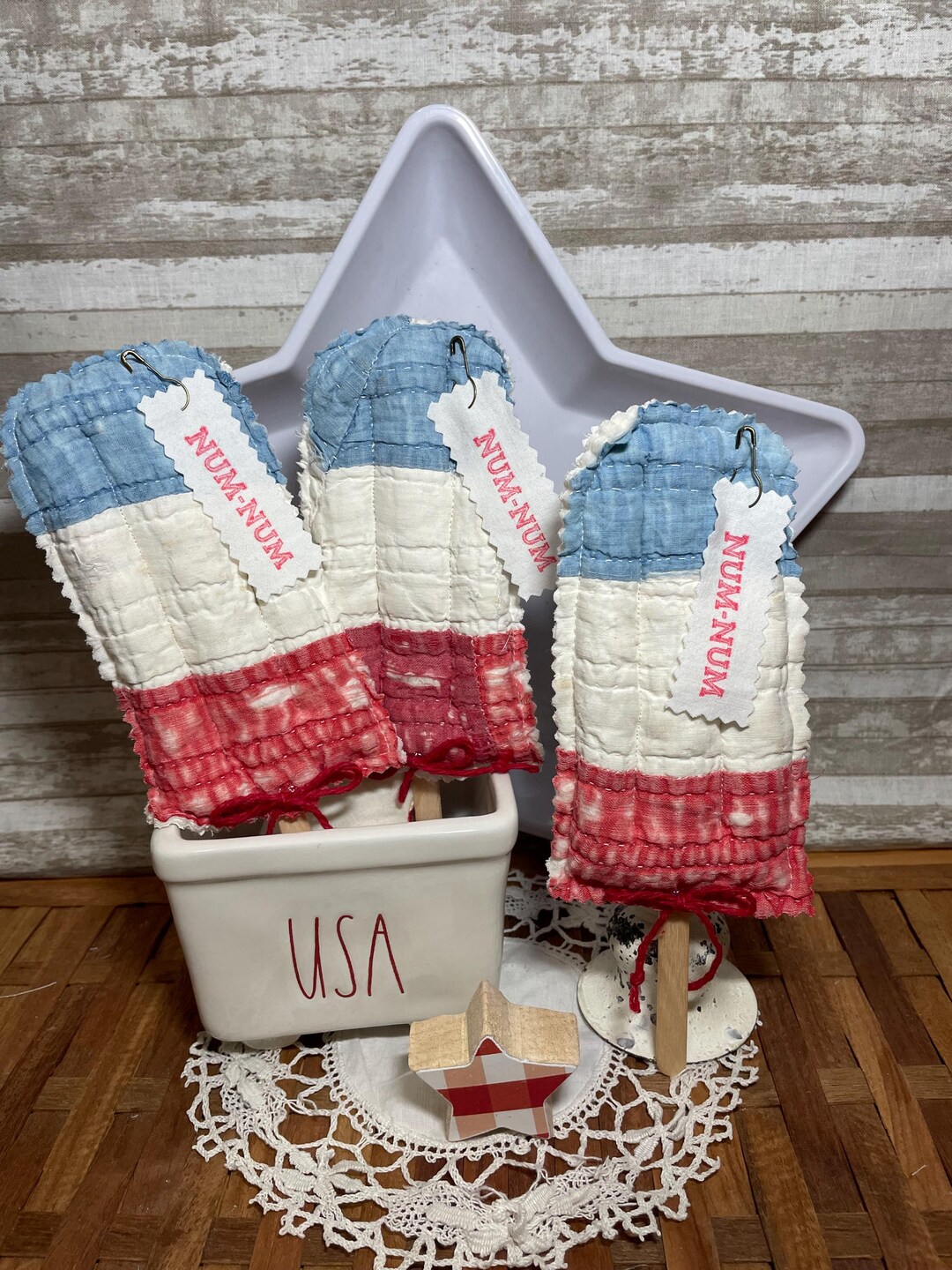 Bomb Pop/popsicle/ice Cream/treat/summer Tiered Tray/bomb Pop/ice Cream ...