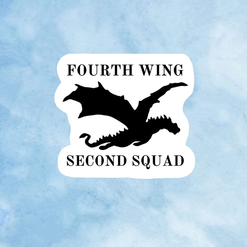 Fourth Wing Second Squad Sticker Books, Bookish, Xaden Ridoc, Violet ...