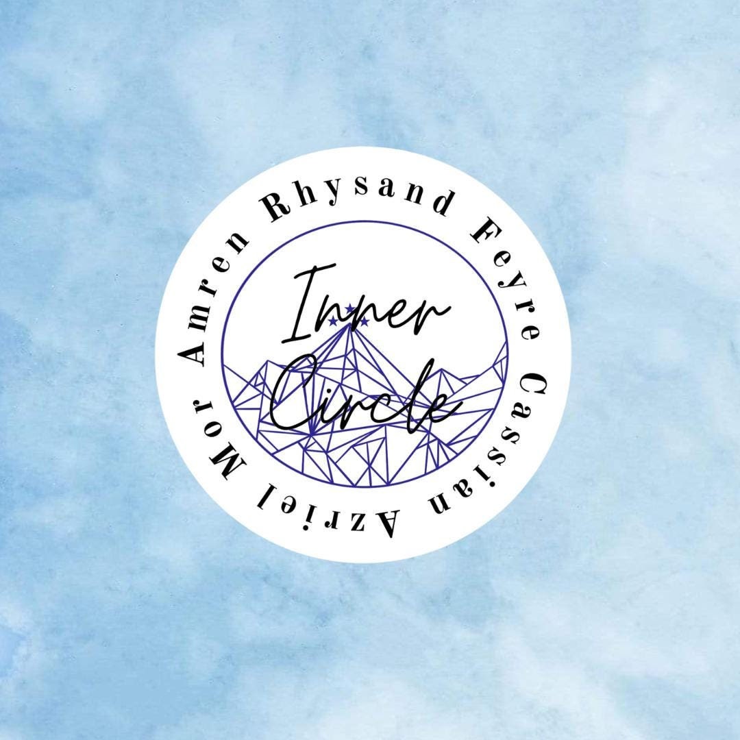 Inner Circle Sticker | Acotar, Acomaf, Acowar, Rhysand, Feyre, Cassian ...