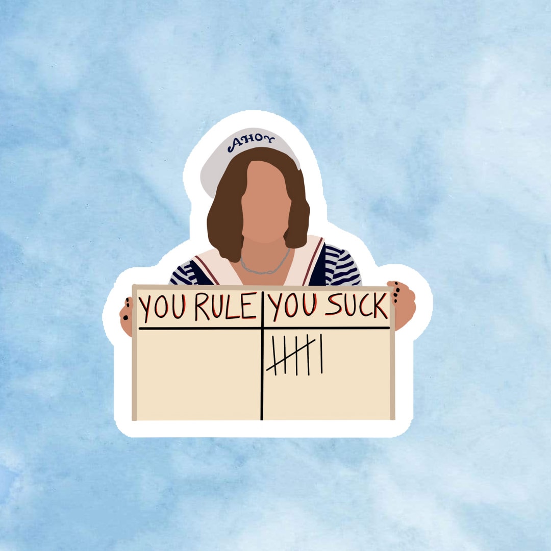Robin Buckley Sticker Stranger Things, Robin, Maya Hawke, Scoops Ahoy ...