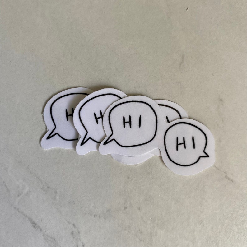 Hi Hi Sticker Heartstopper Nick and Charlie Nick Neslon | Etsy