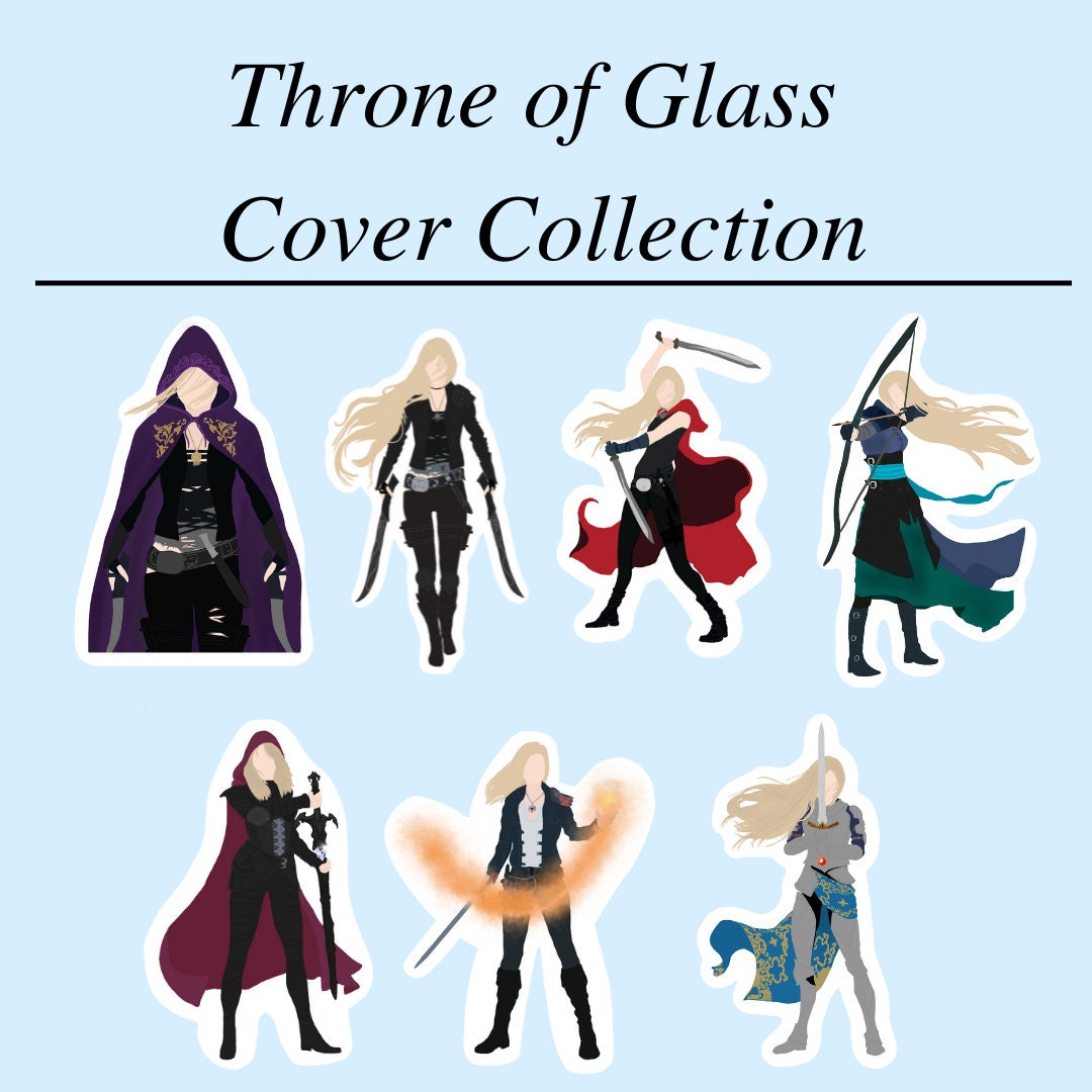 Throne of Glass Covers Collection Tog Tog Stickers Tog - Etsy