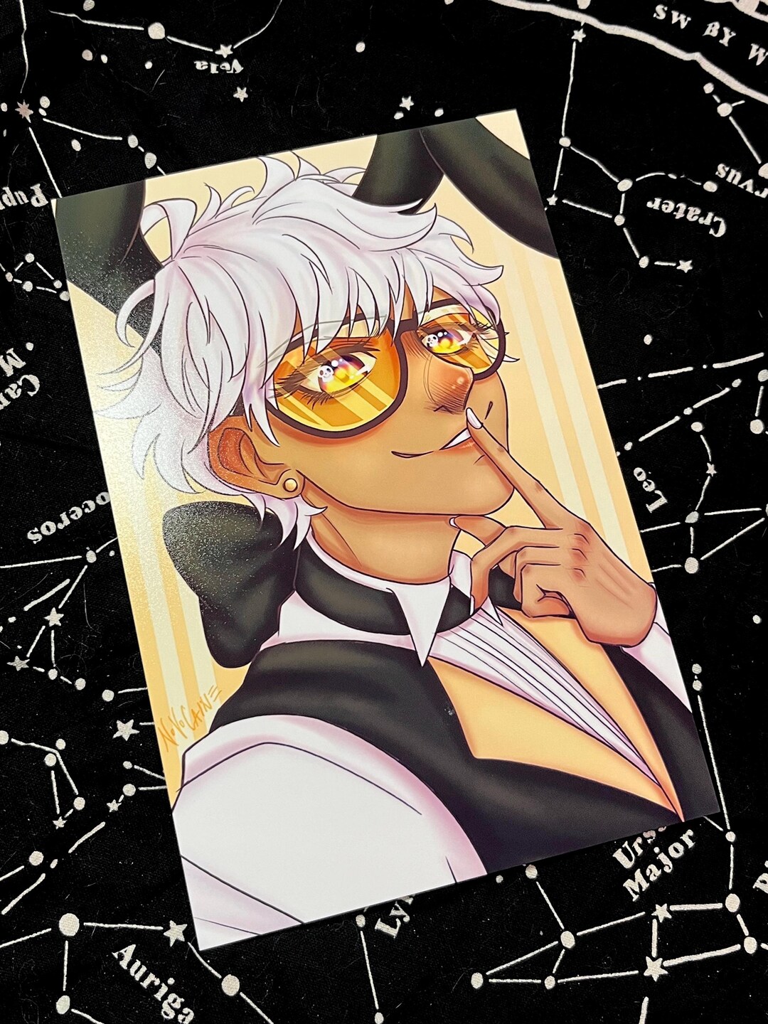 Bunny Mammon Postcard Print - Etsy