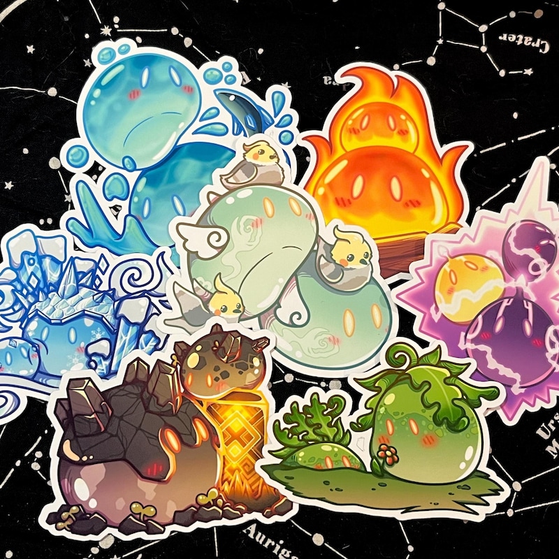 Genshin Slime Stickers - Etsy