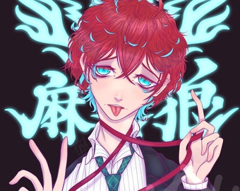 Genshin Thoma Emote Stickers - Etsy