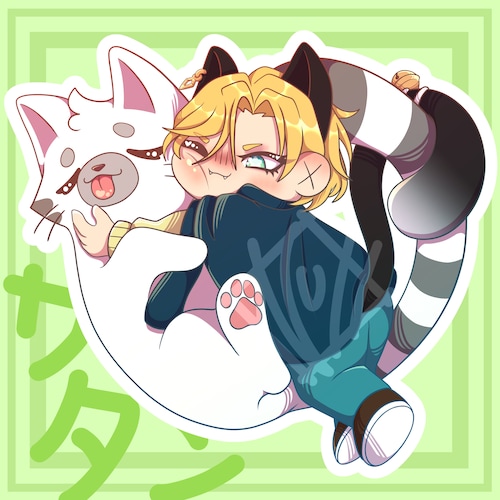 Obey Me Mammon Chibi Sticker - Etsy