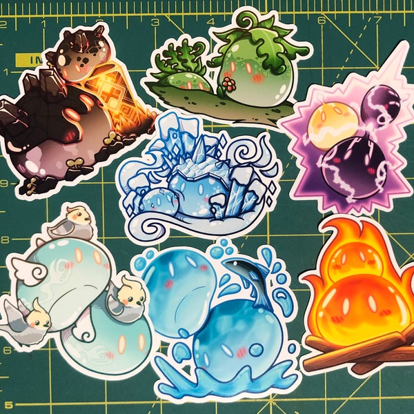 Slime Stickers - Etsy