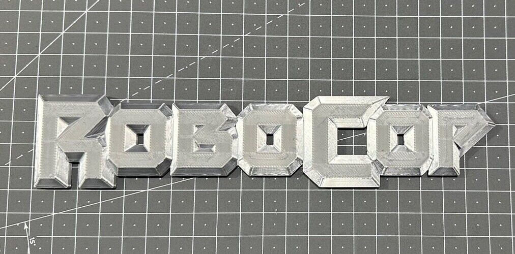 Robocop Logo 3D Printed Sign Stand - Etsy UK