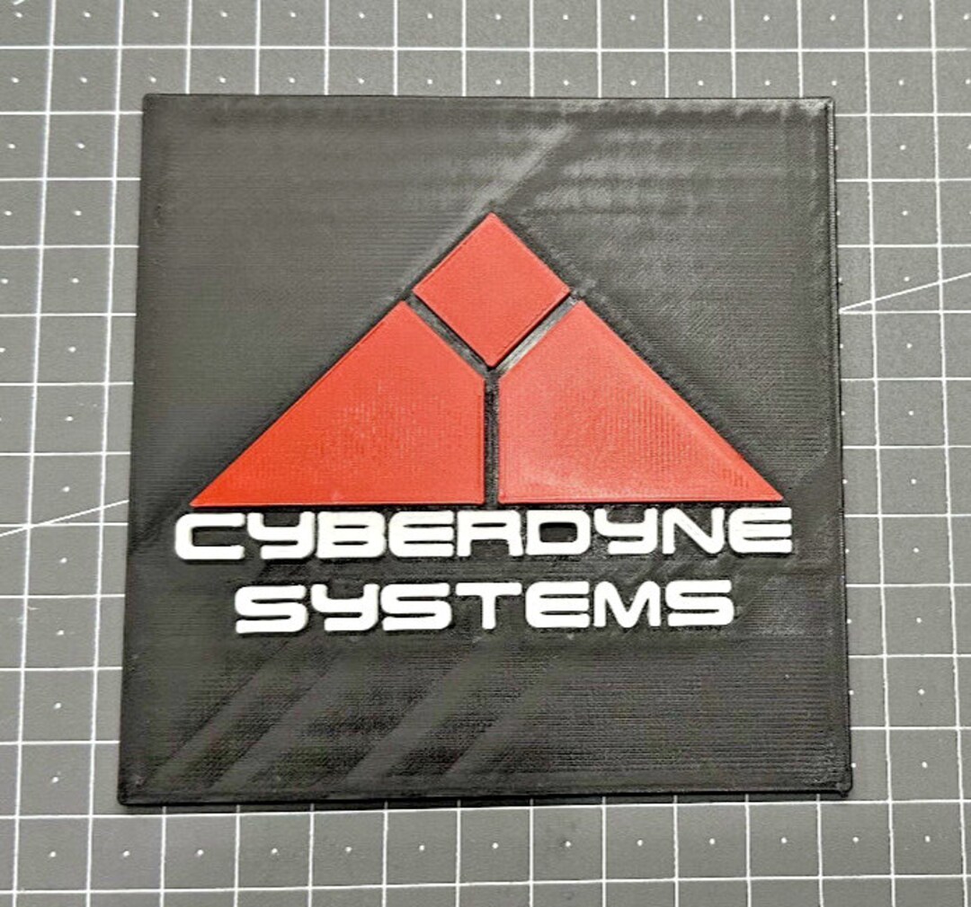 Cyberdyne Systems Logo Terminator 3D Printed Sign Stand - Etsy