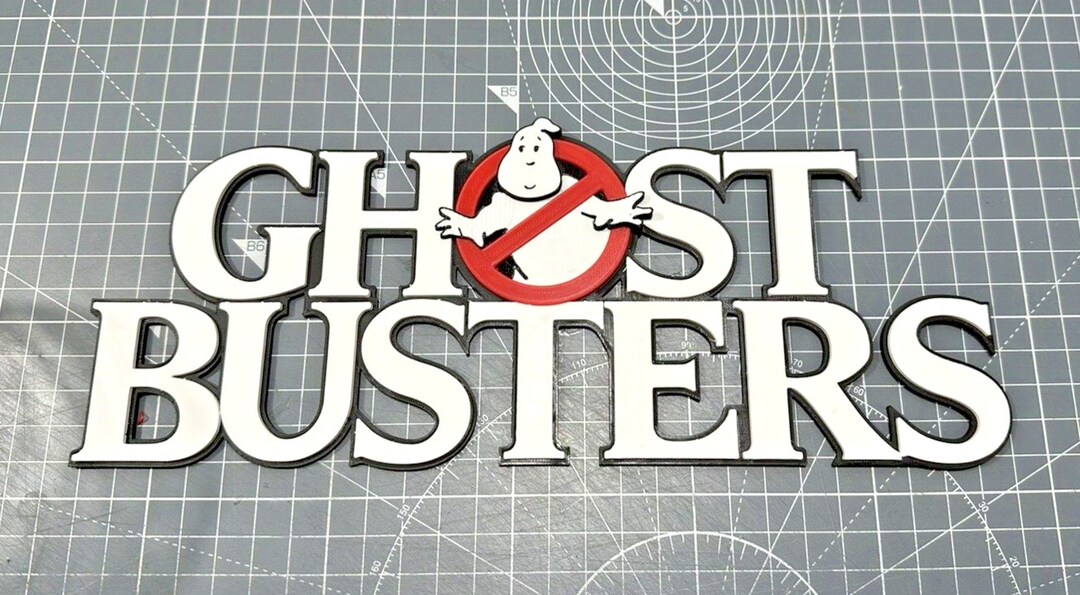 Ghostbusters Logo - 3D Printed Sign Stand - Etsy UK