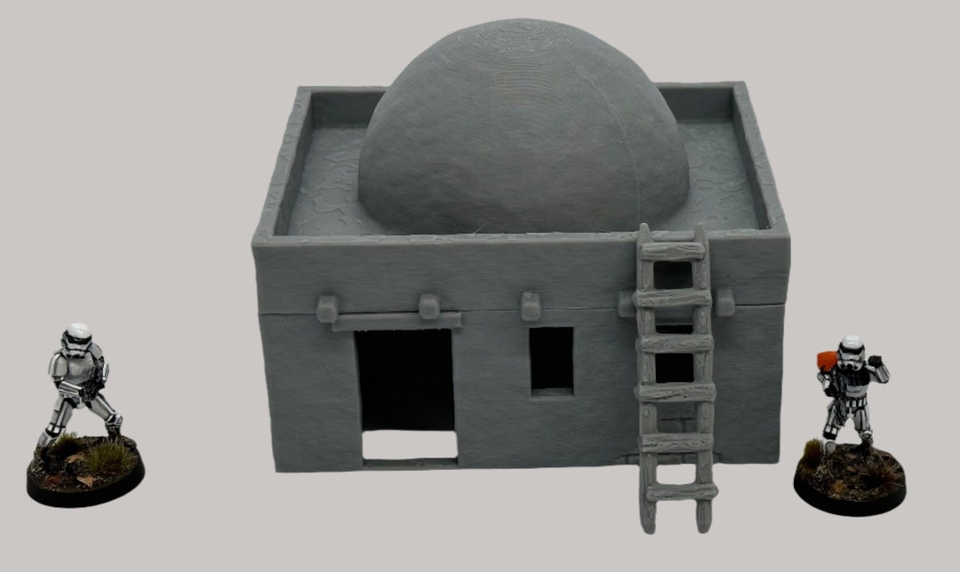 Desert Arabic Homestead Buildings Terrain Legion WW2 40k D&D Scifi 28mm ...