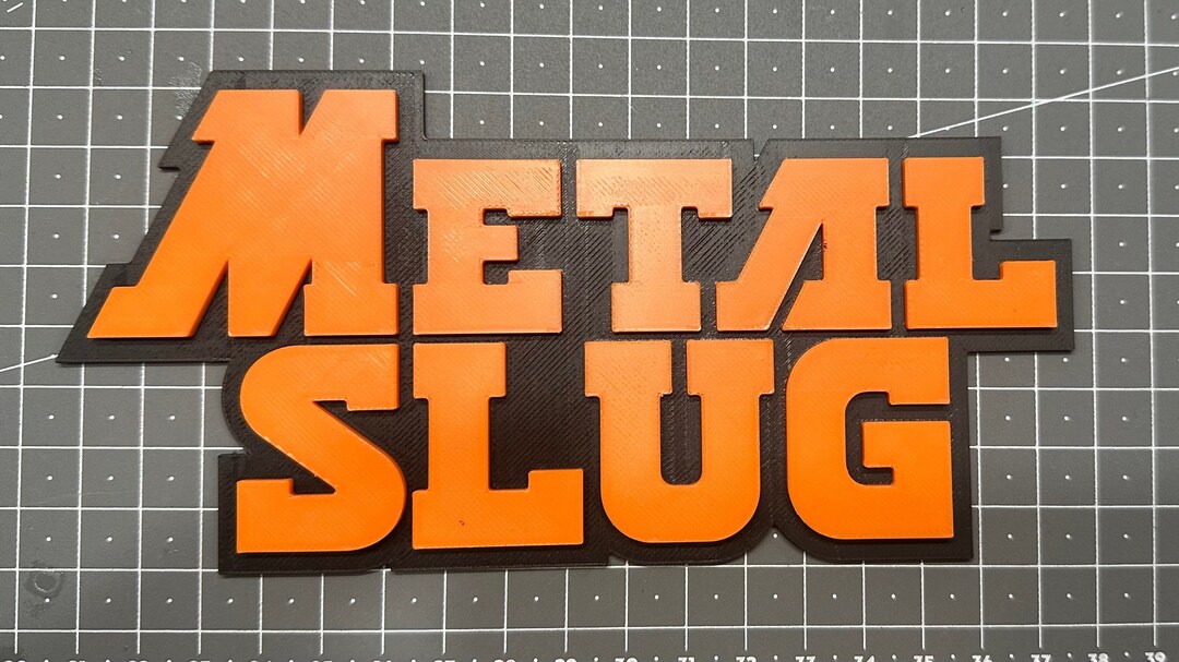 Metal Slug Sign - 3D Printed Sign - Etsy UK