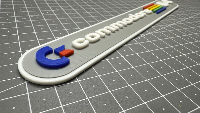 Commodore 64 Logo 3D Printed Sign Stand - Etsy UK