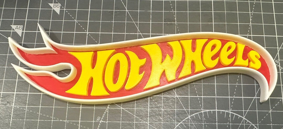 Hot Wheels 3D Printed Sign Stand FAN ART - Etsy UK