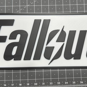Fallout Logo - 3D Printed Sign - Etsy UK