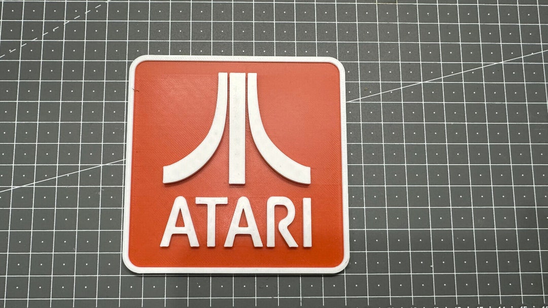 Atari Logo 3D Printed Sign Stand - Etsy