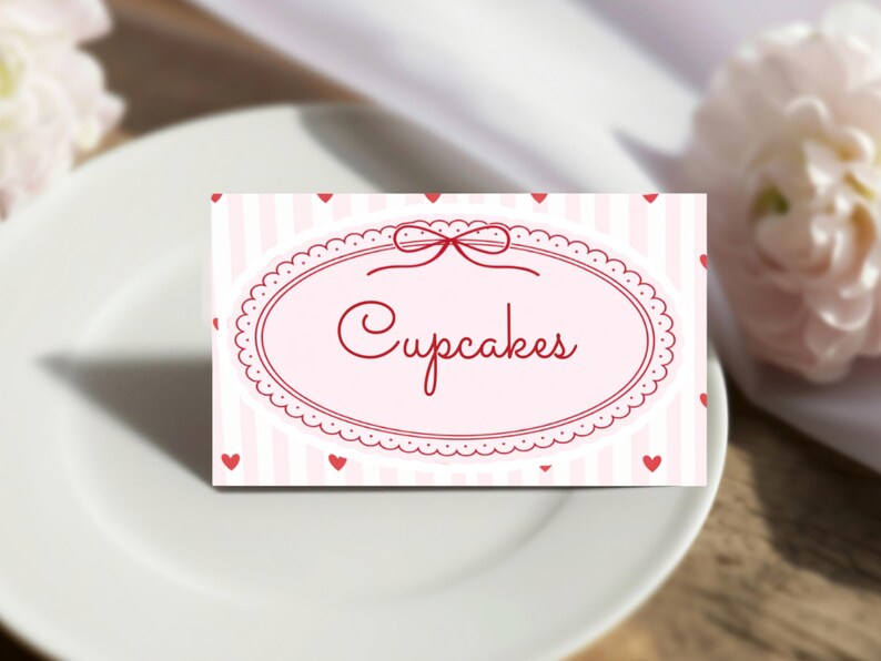 Galentines Party Invitation and Placecard Set, Valentine Girls Night ...