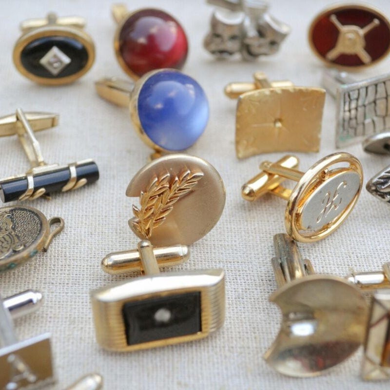 Mens Cufflink Set - Etsy