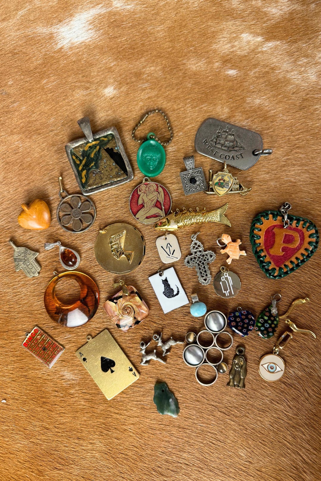 Eclectic Vintage Pendants: Unique Charms for Jewelry Making - Etsy
